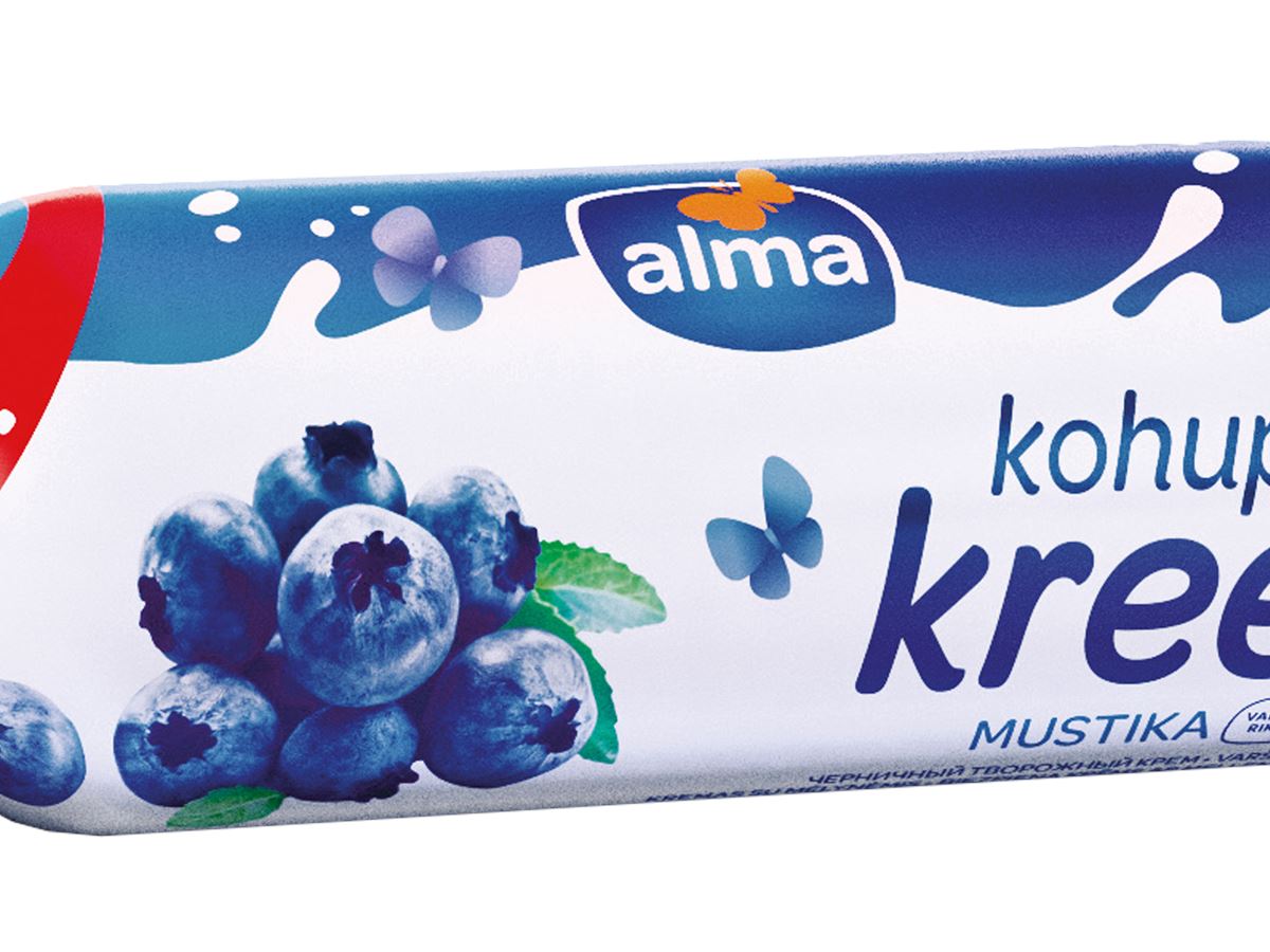 Alma biezpiena krēms ar mellenēm, 300 g | Valio