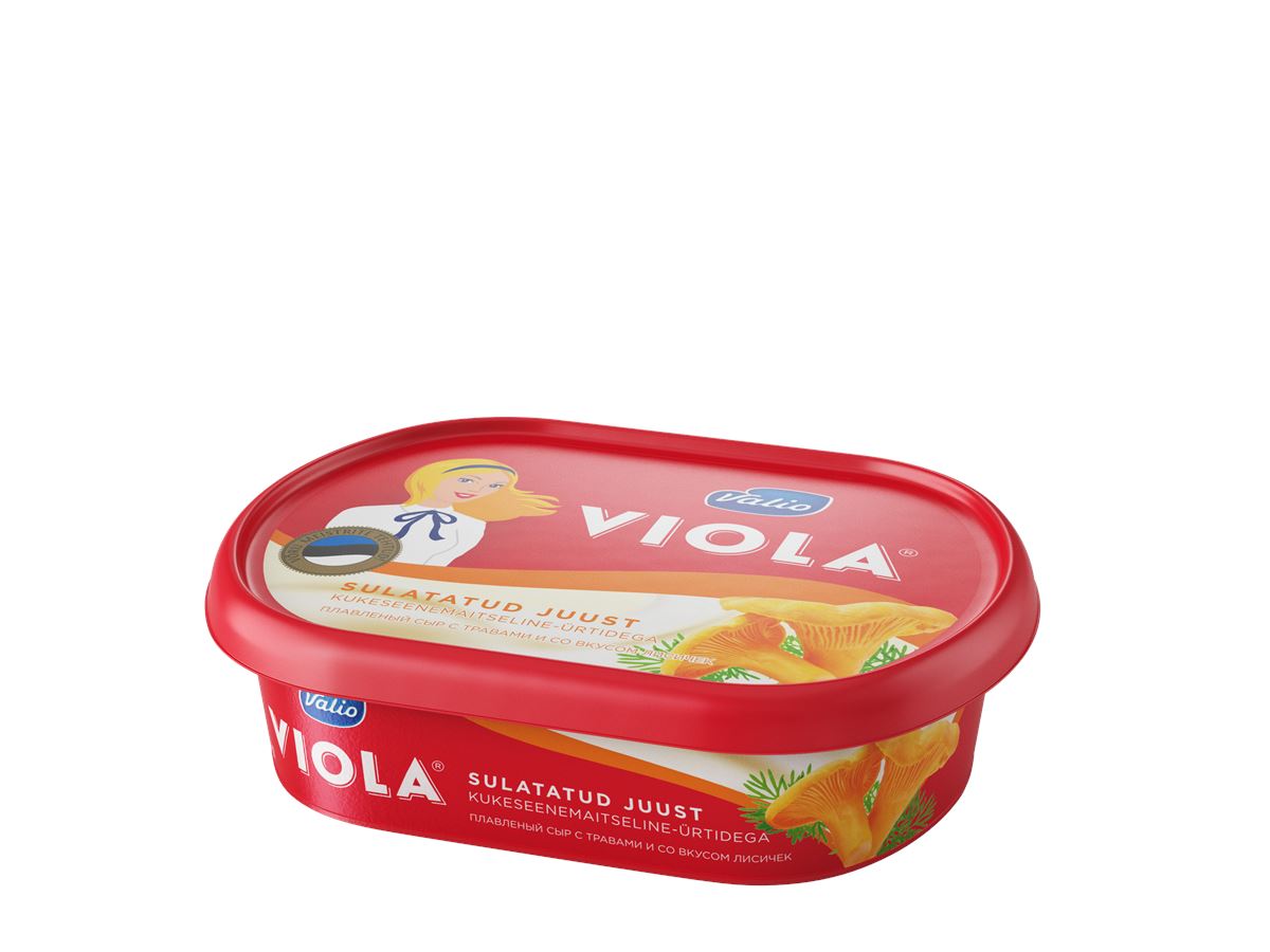 Valio Viola spreadable cheese with herbs and chanterelle flavor 185g ...