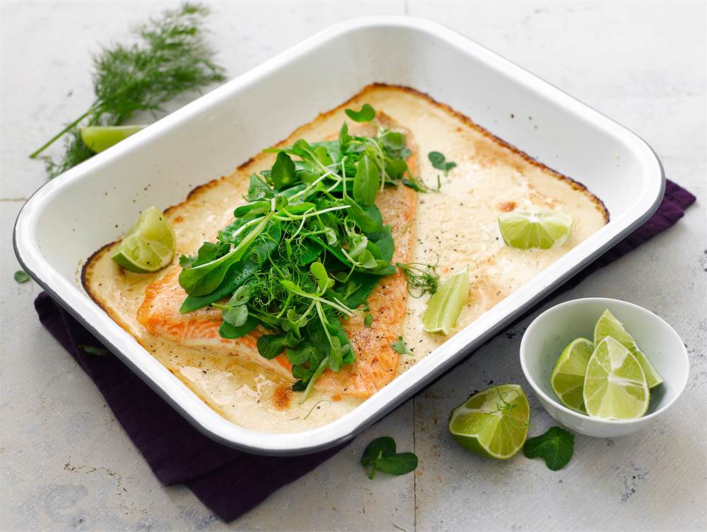 Mehevä uunilohi | Valio