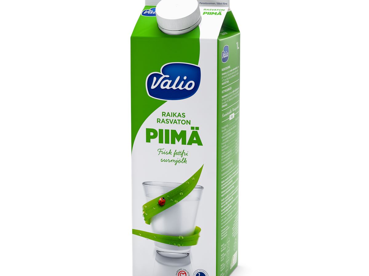 Valio Rasvaton Piimä Valio