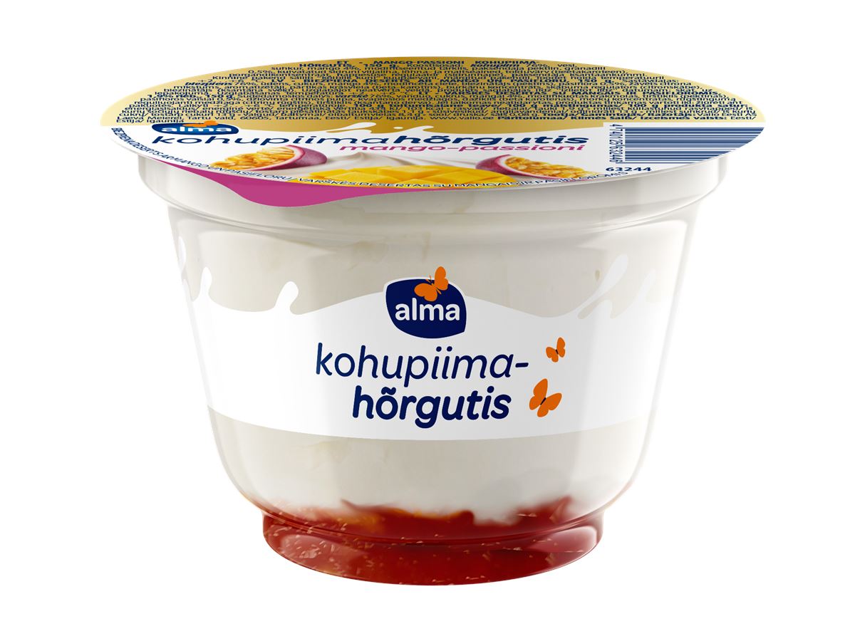 Alma curd cream delicacy mango-passionfruit, 150 g | Valio