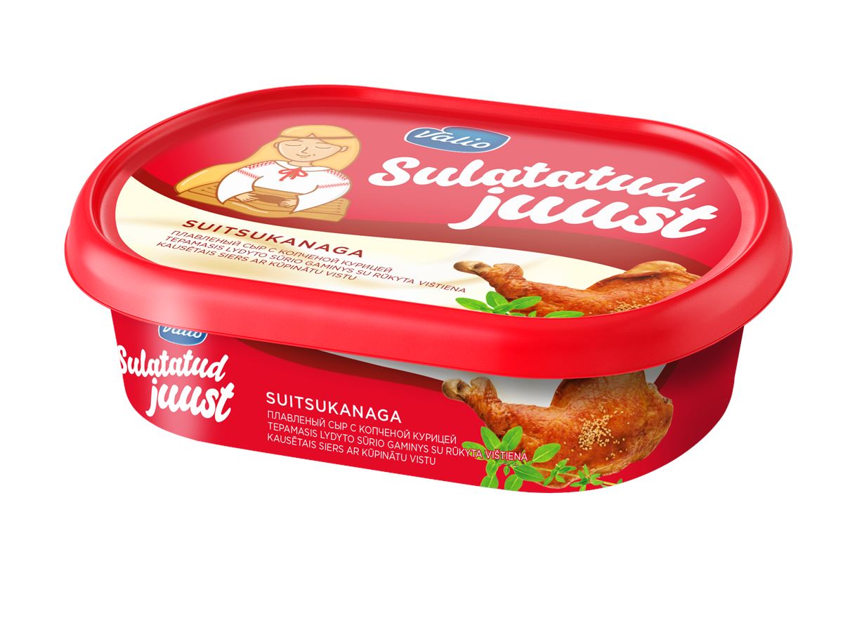 Valio sulatatud juust suitsukana 185g | Valio