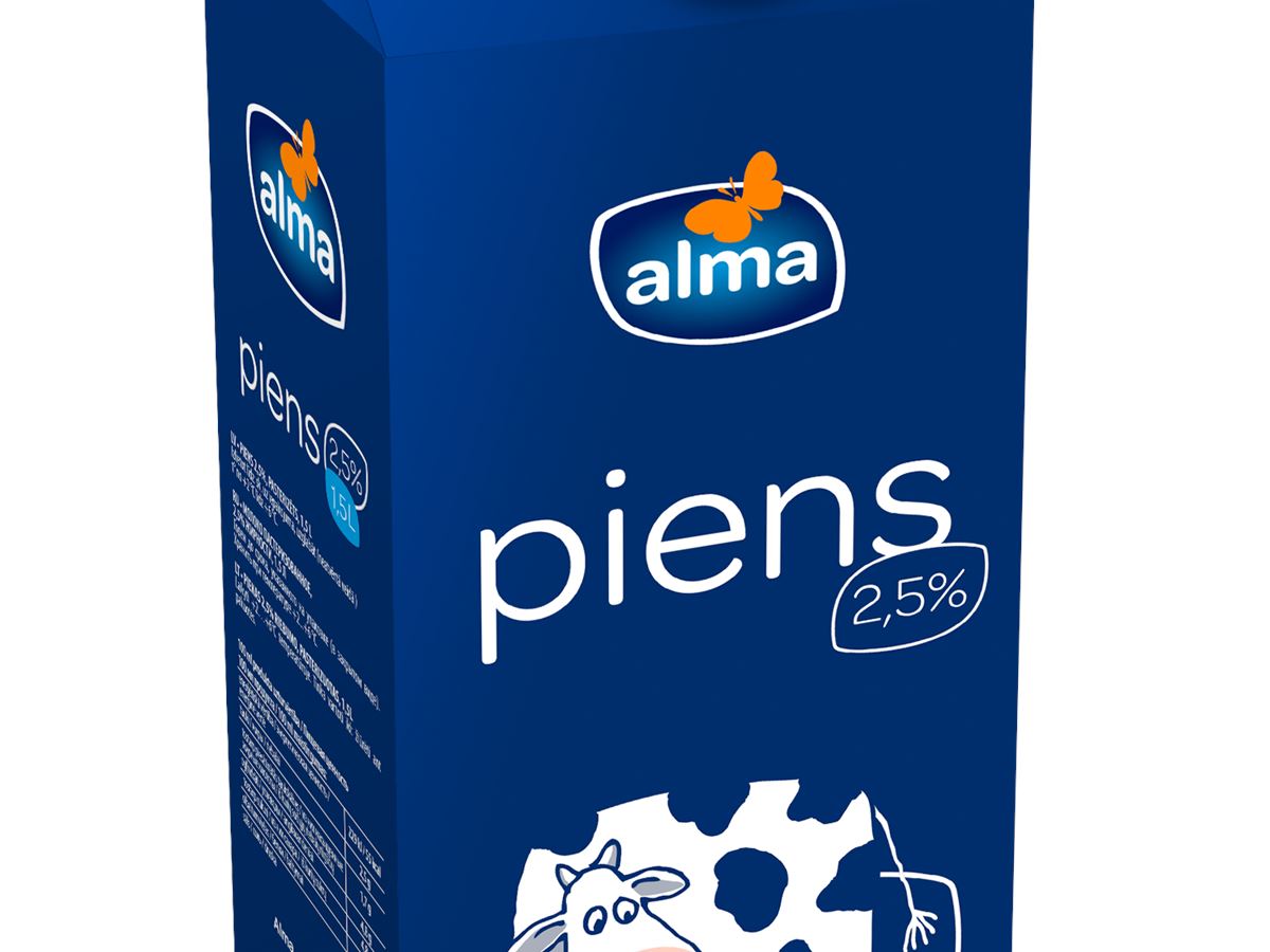 Alma milk 2,5%, 1,5 l | Valio