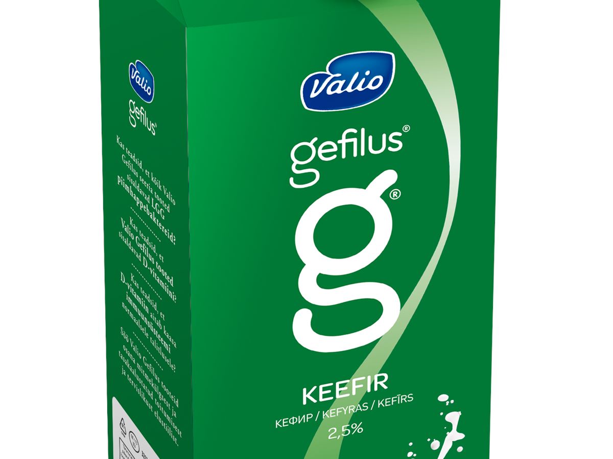 Gefilus kefīrs ar D vitamīnu 2,5%, 1,5 kg | Valio