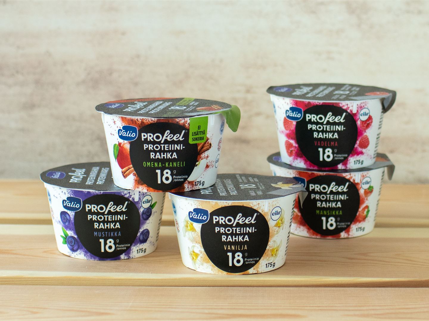 Valio PROfeel® proteiinirahkat kartonkipikareihin - Valio