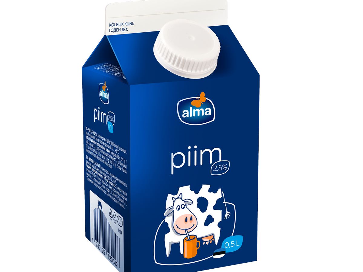 Alma piim 2,5% 0,5L | Valio