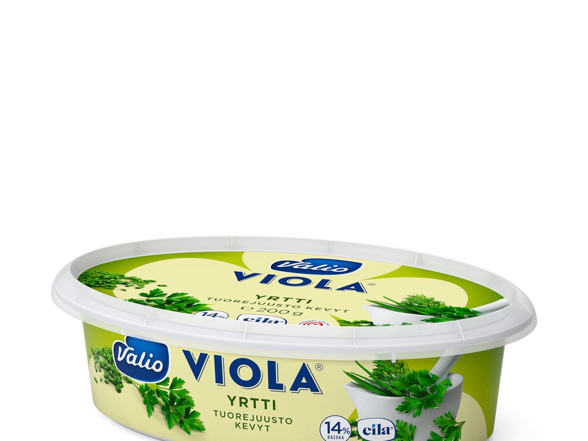 Valio Viola® kevyt yrtti tuorejuusto laktoositon - Valio