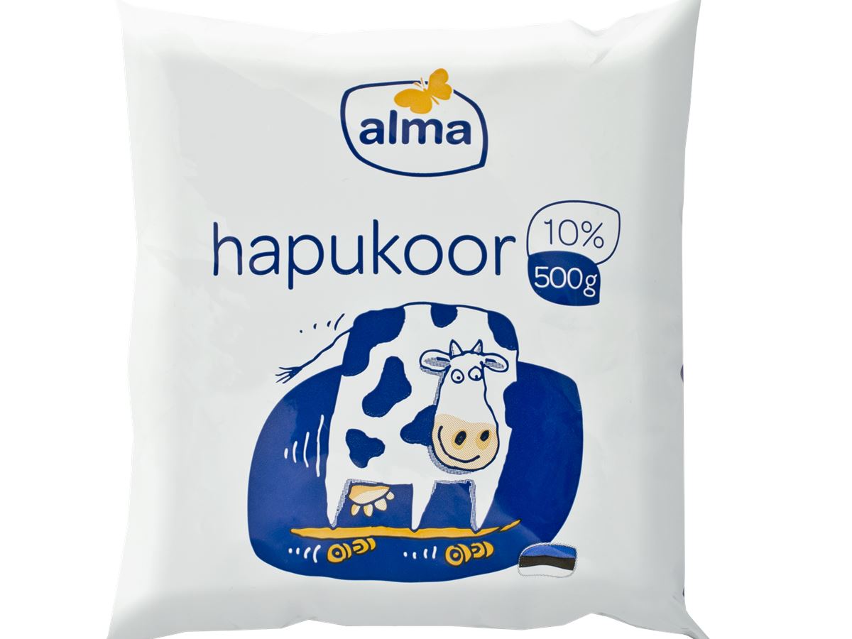 Alma hapukoor 10% 500g | Valio