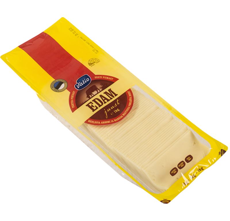 Valio Edam sliced cheese 1 kg | Valio