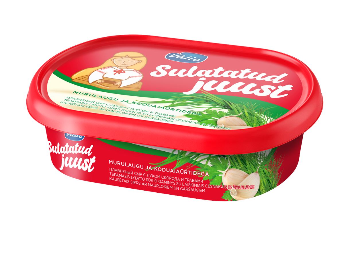 spreadable processed cheese chives-herbs 185g | Valio