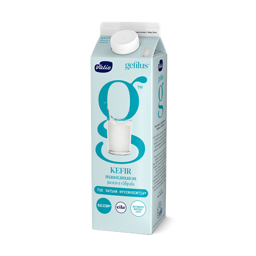 Valio Gefilus® Kefir juotava välipala maustamaton laktoositon - Valio