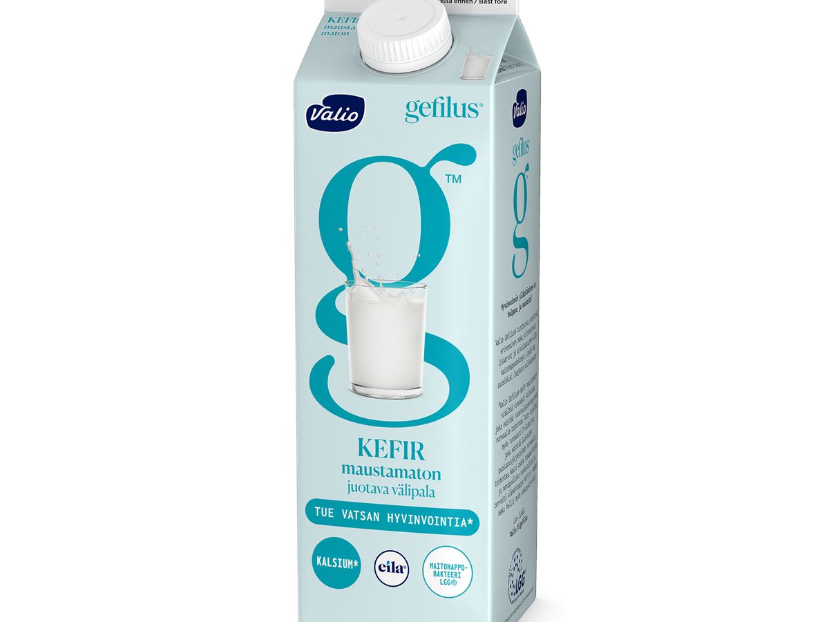 Valio Gefilus® Kefir juotava välipala maustamaton laktoositon - Valio