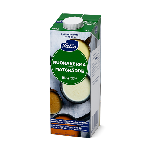 Valio ruokakerma 15 % laktoositon UHT - Valio