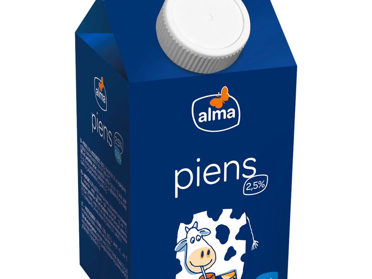 Alma piens 2,5%, 0,5 l | Valio