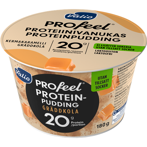 Valio PROfeel® proteinpudding gräddkola - Valio Sverige