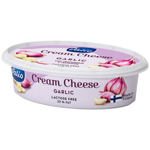 Valio cream cheese with garlic - Valio საქართველო