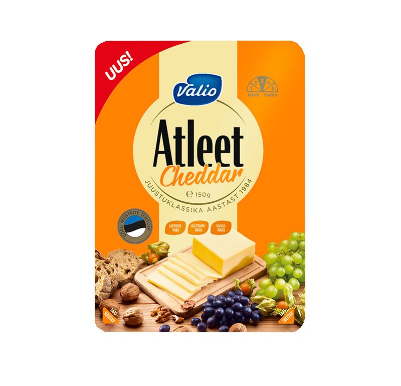Valio Atleet Cheddar sliced cheese 150g | Valio