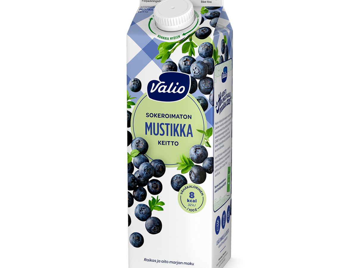 Valio mustikkakeitto sokeroimaton - Valio