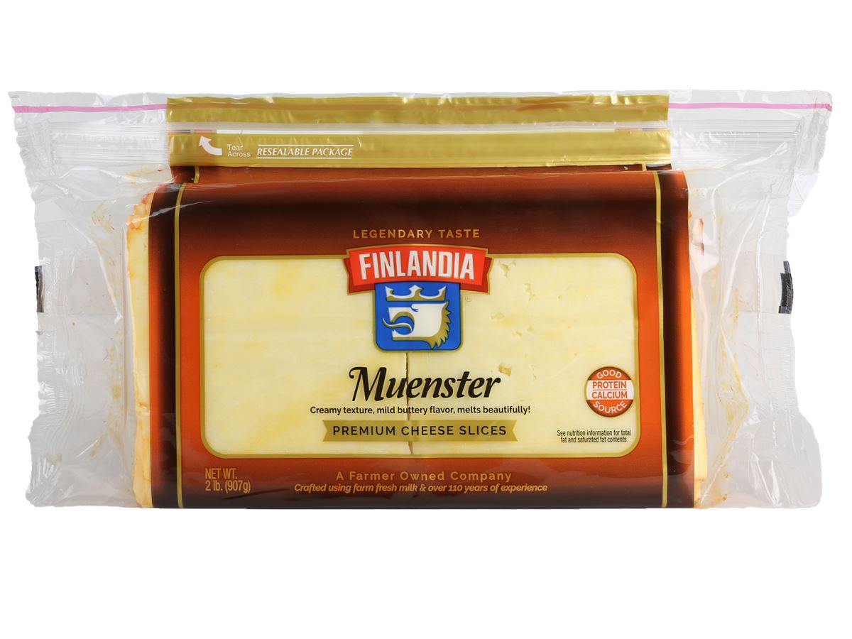 Finlandia Muenster Sliced Pack | Finlandia Cheese