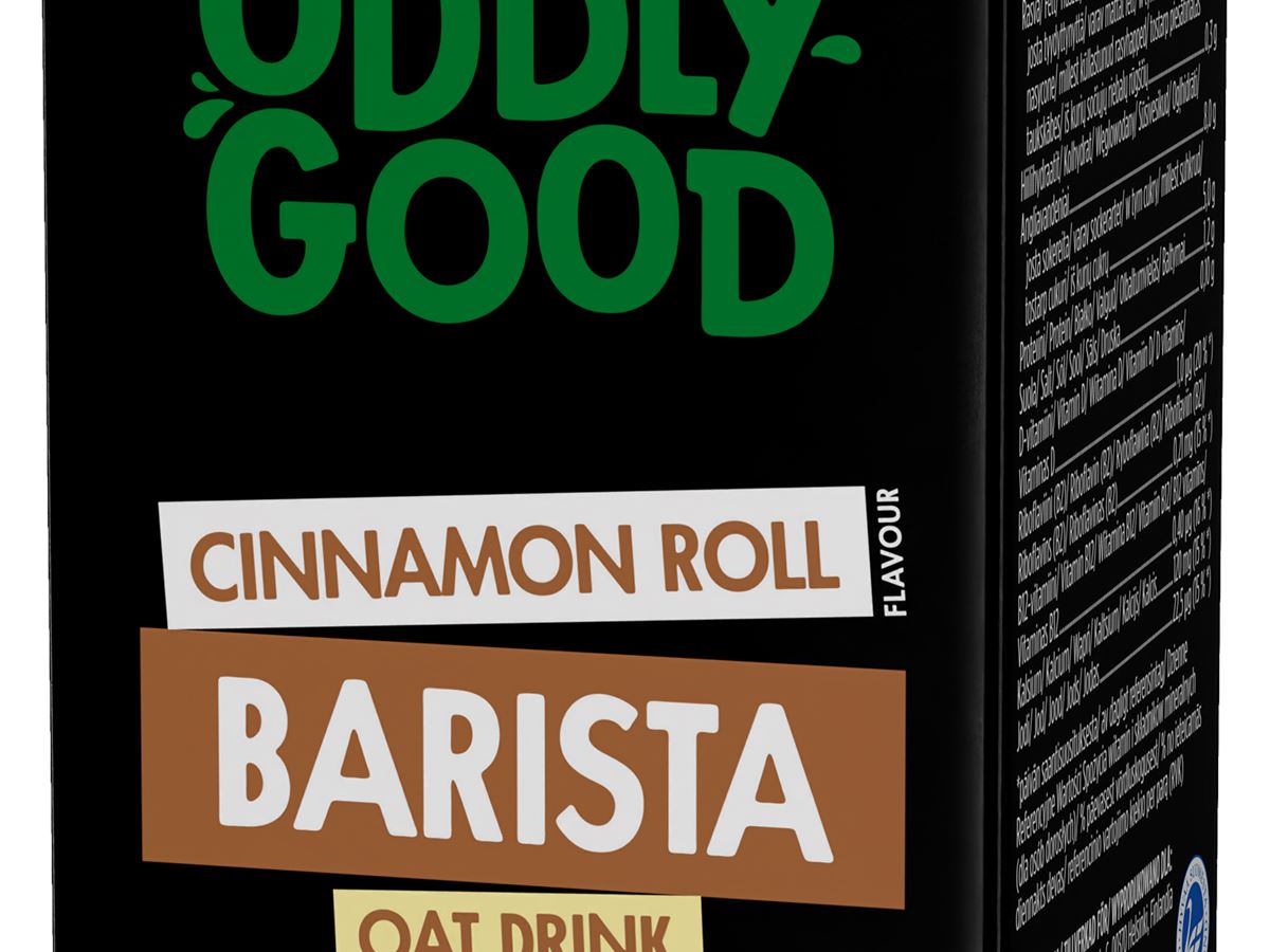 Oddlygood Barista cinnamon and cardamom flavored oat drink for coffee ...