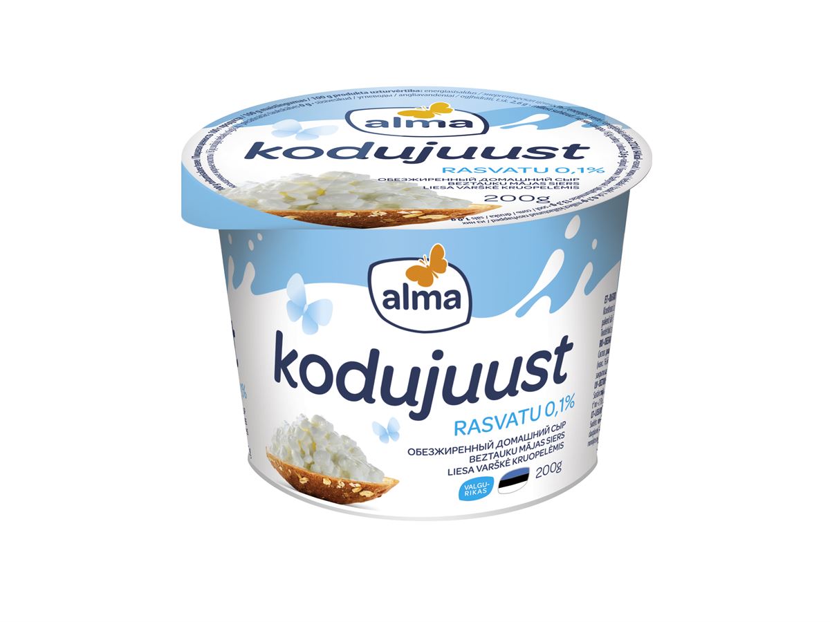 Alma kodujuust 0,1% 200g | Valio