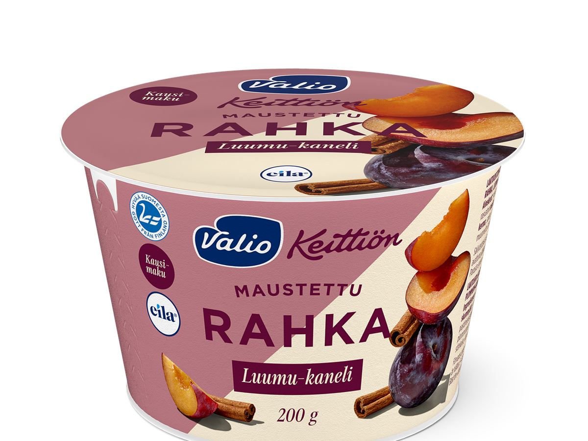 Valio Keittiön maustettu rahka luumu-kaneli - Valio