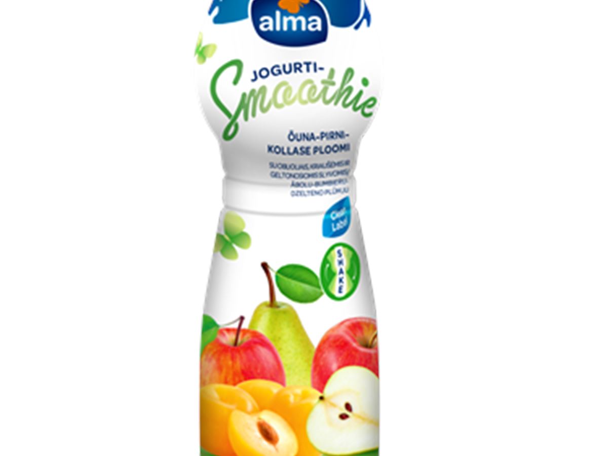 Alma Apple-Pear-Yellow Plum Yoghurt smoothie 275g | Valio