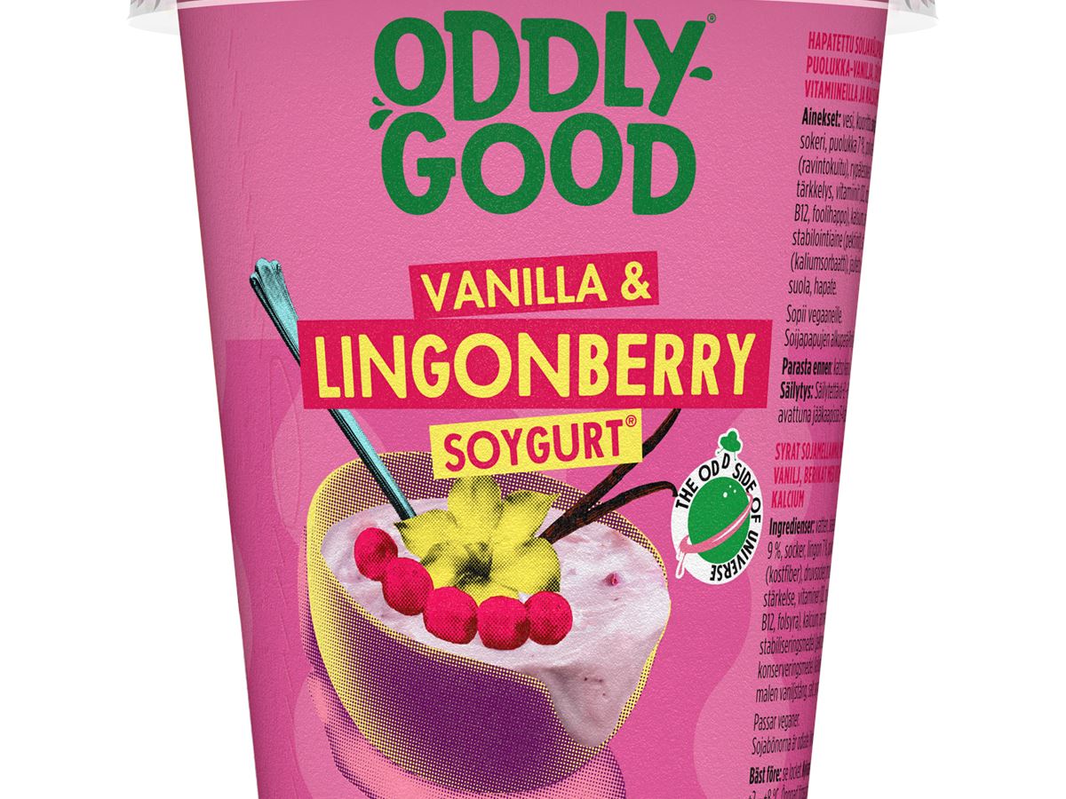 Oddlygood® Soygurt puolukka & vanilja - Valio