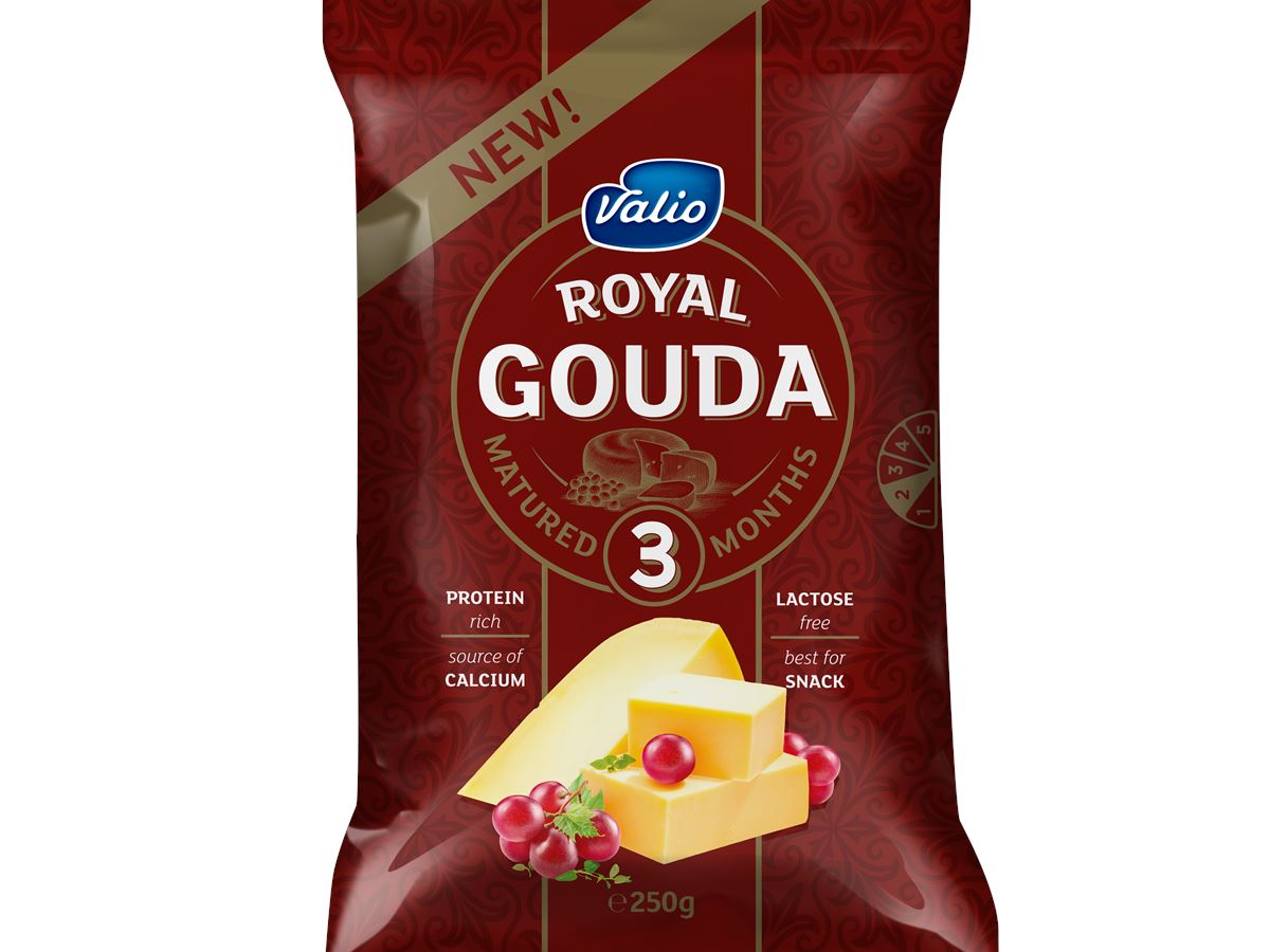 Valio Royal Gouda Red cheese 250g | Valio
