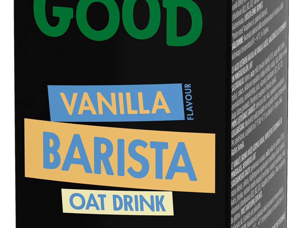 Valio Oddlygood Barista oat drink for coffee vanilla flavored, UHT, 1 l ...