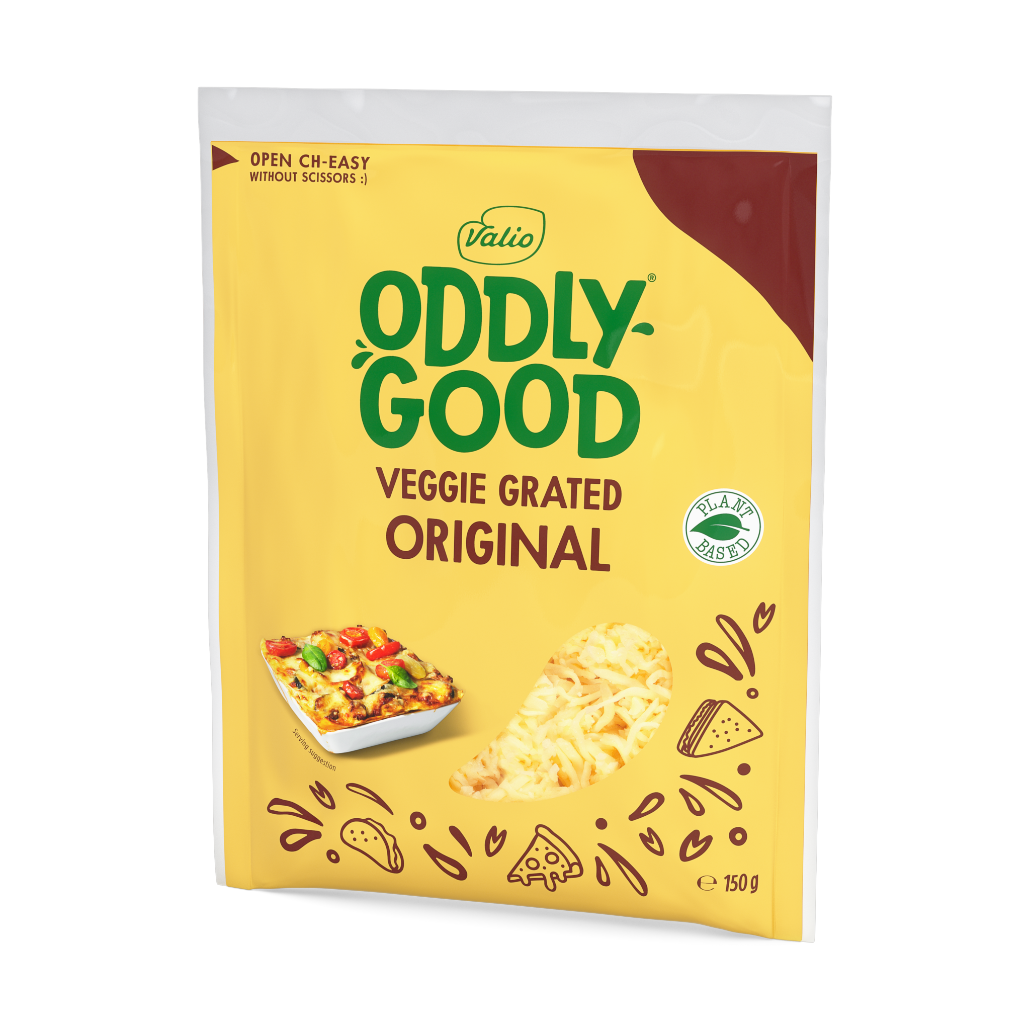 Valio Oddlygood Veggie grated, e150 g | Valio