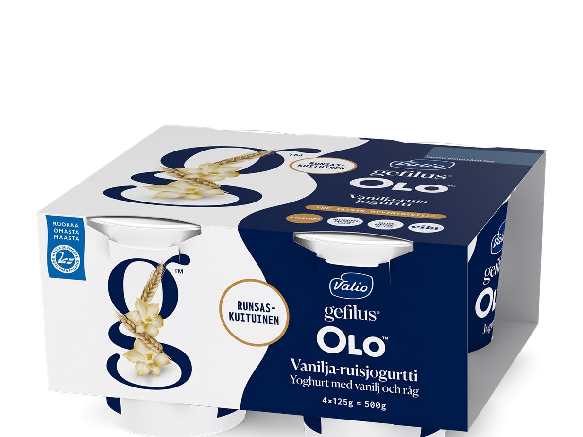 Valio Gefilus® OLO™ jogurtti vanilja-ruis - Valio
