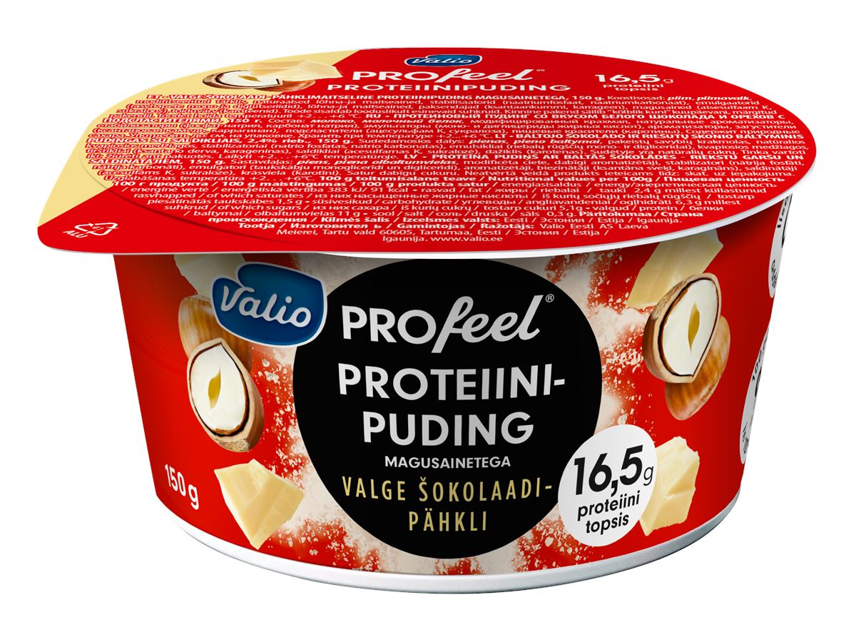 PROfeel proteīna pudiņš ar baltās šokolādes-riekstu garšu un ...