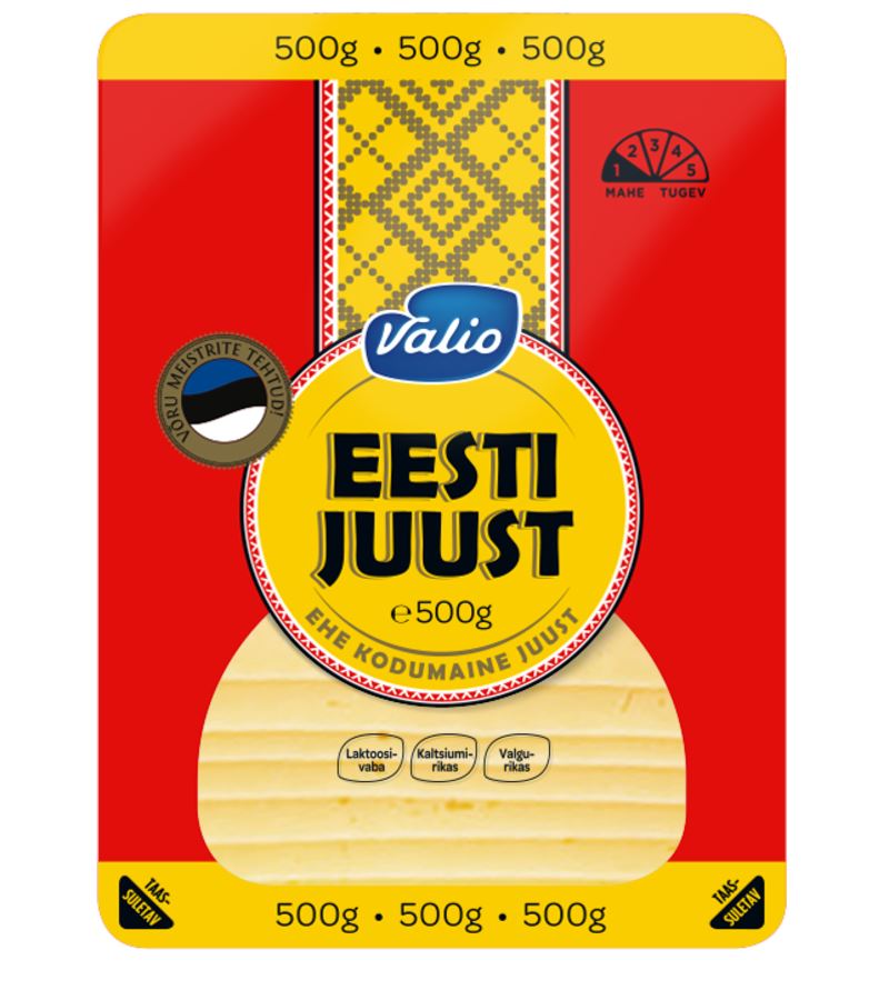 Valio Eesti viilutatud juust 500g | Valio