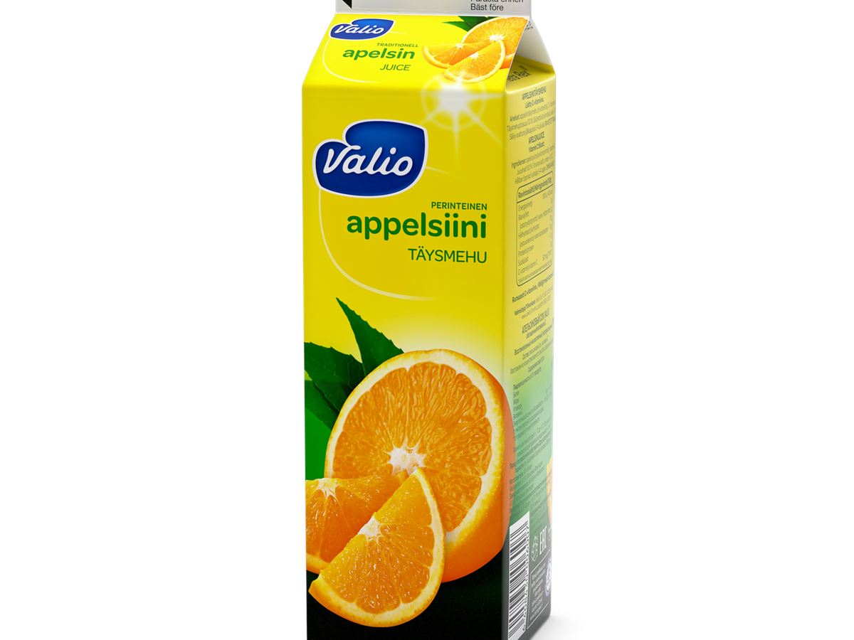 Valio appelsiinitäysmehu - Valio