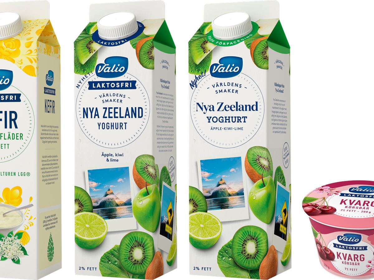 Valio lanserar nya smaker inom yoghurt, Kefir och kvarg | Valio