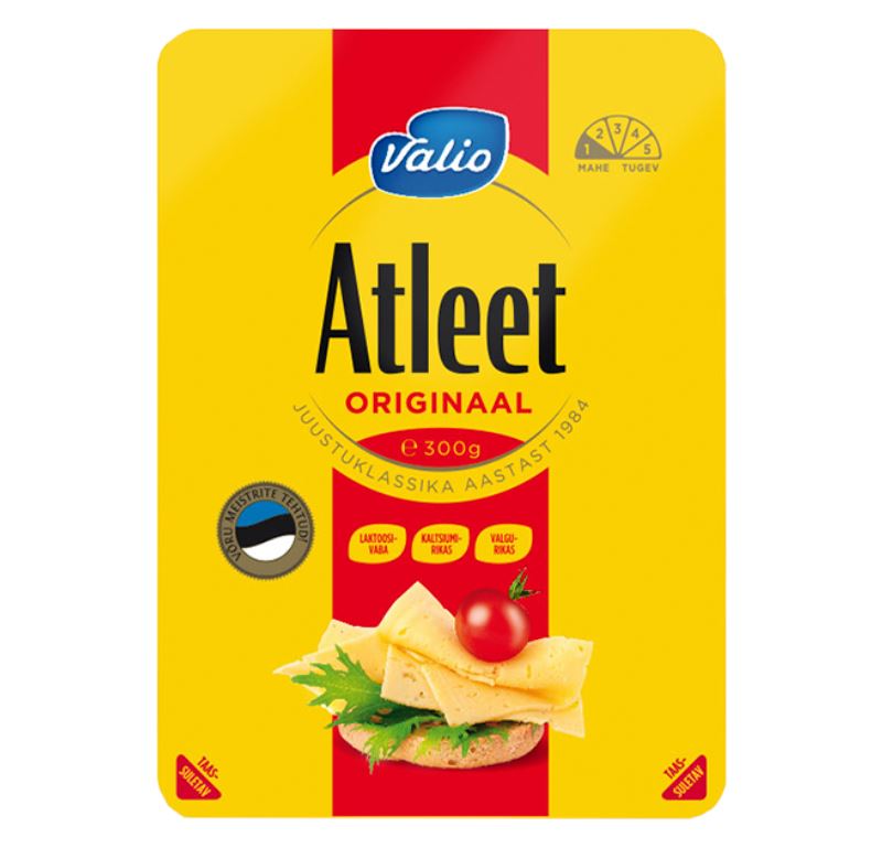 Valio Atleet Originaal sliced cheese 300g | Valio