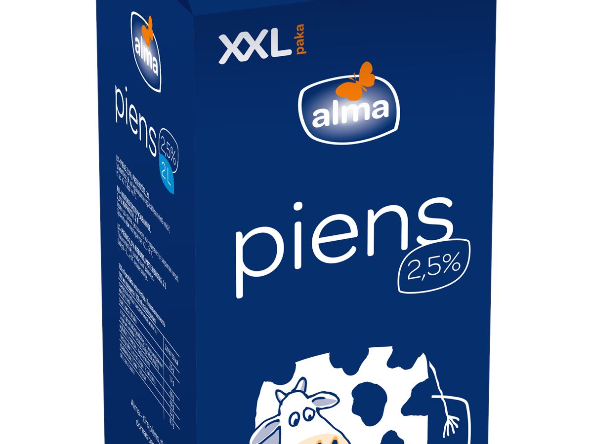 Alma piens 2,5%, 2 l | Valio