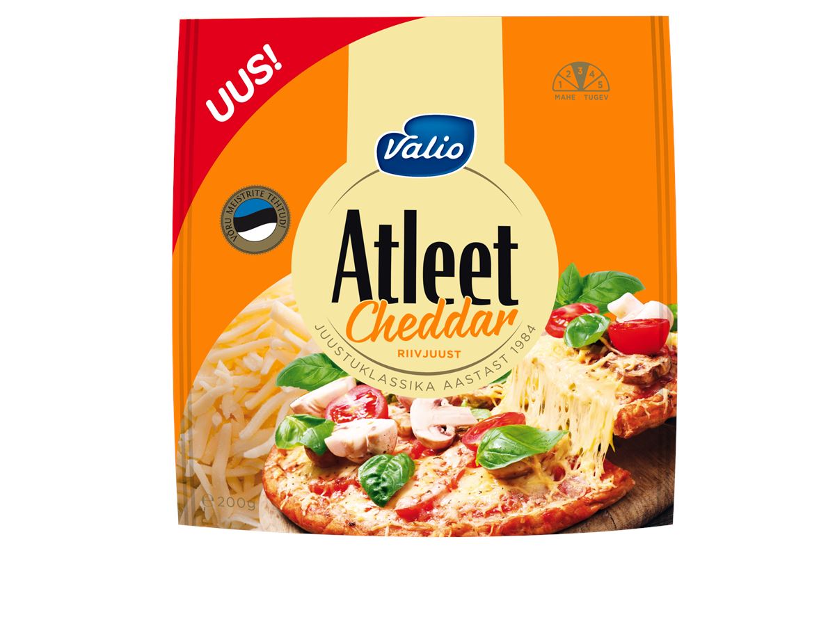 Valio Atleet Cheddar riivjuust 200g | Valio