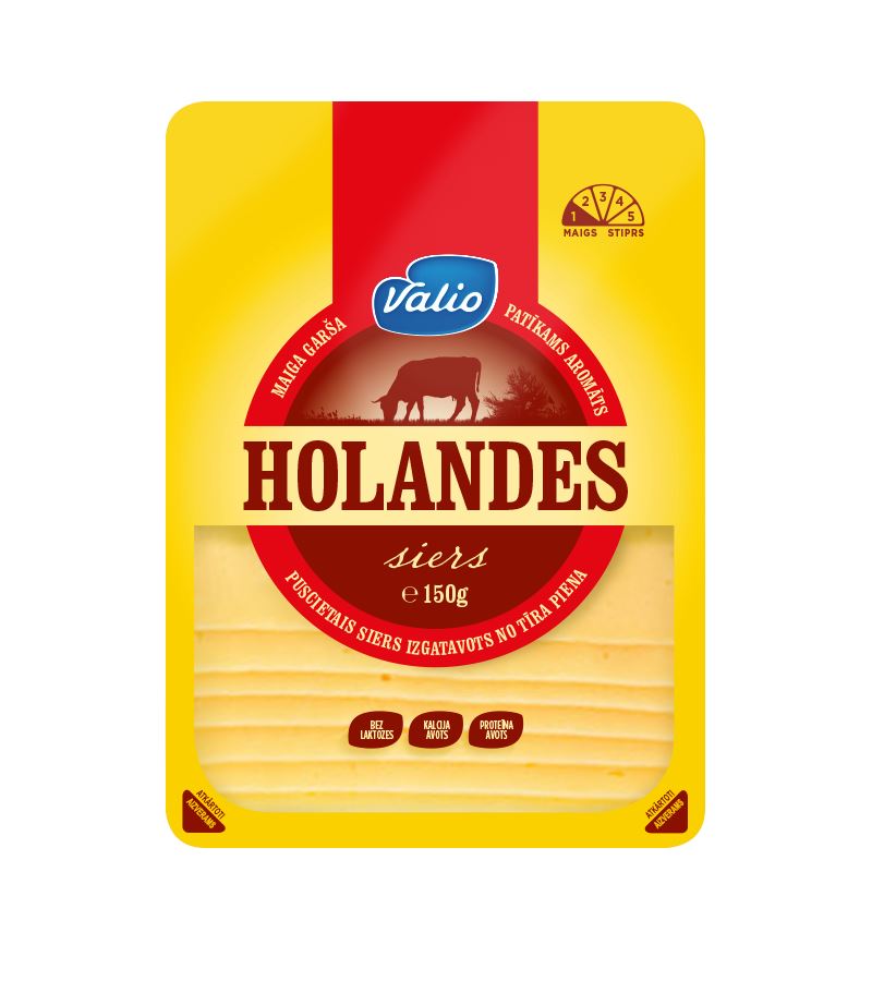 Valio Holandes sliced cheese, ℮150 g | Valio