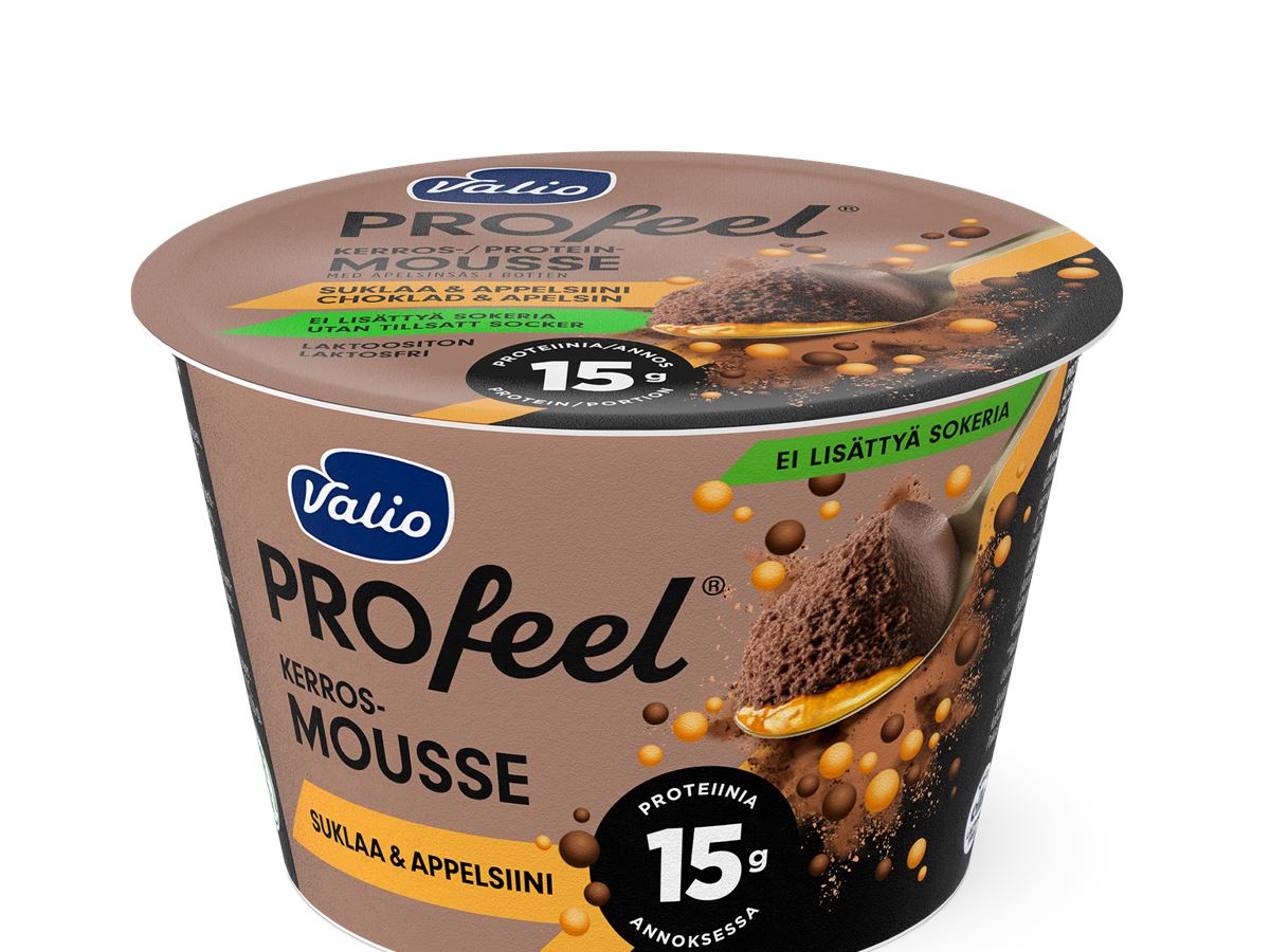 Valio PROfeel® kerrosmousse suklaa & appelsiini - Valio