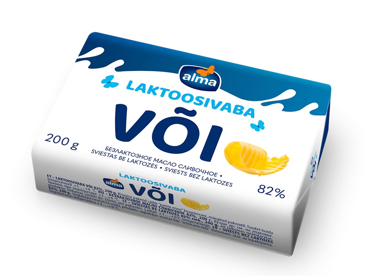 Alma lactose free butter 82% 200g | Valio