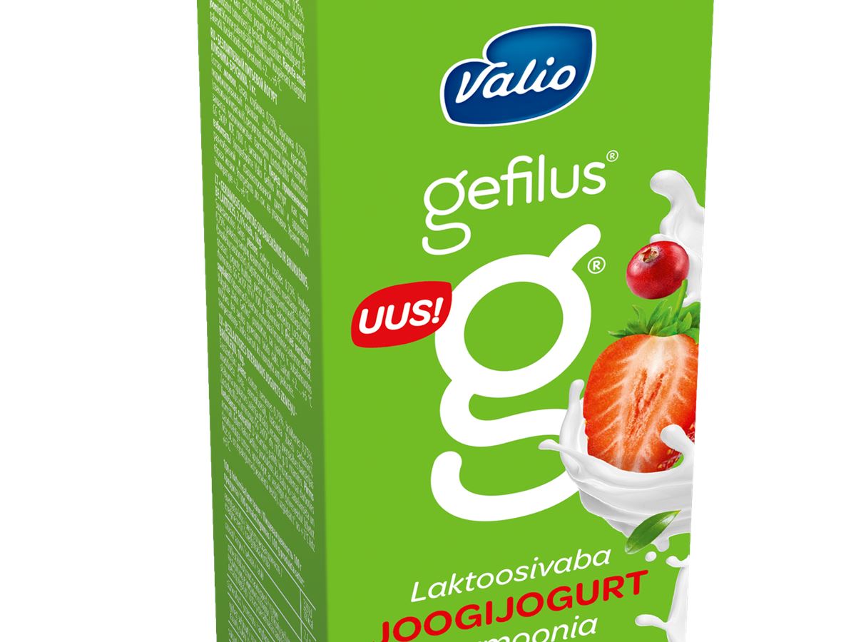 Valio Gefilus lactose free drinking yoghurt strawberry-lingonberry with ...