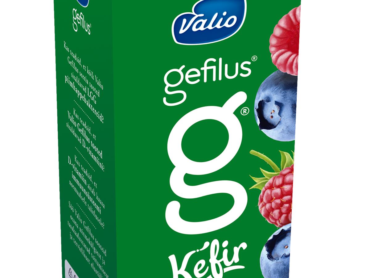 Gefilus keefir vaarika-mustika 1kg | Valio