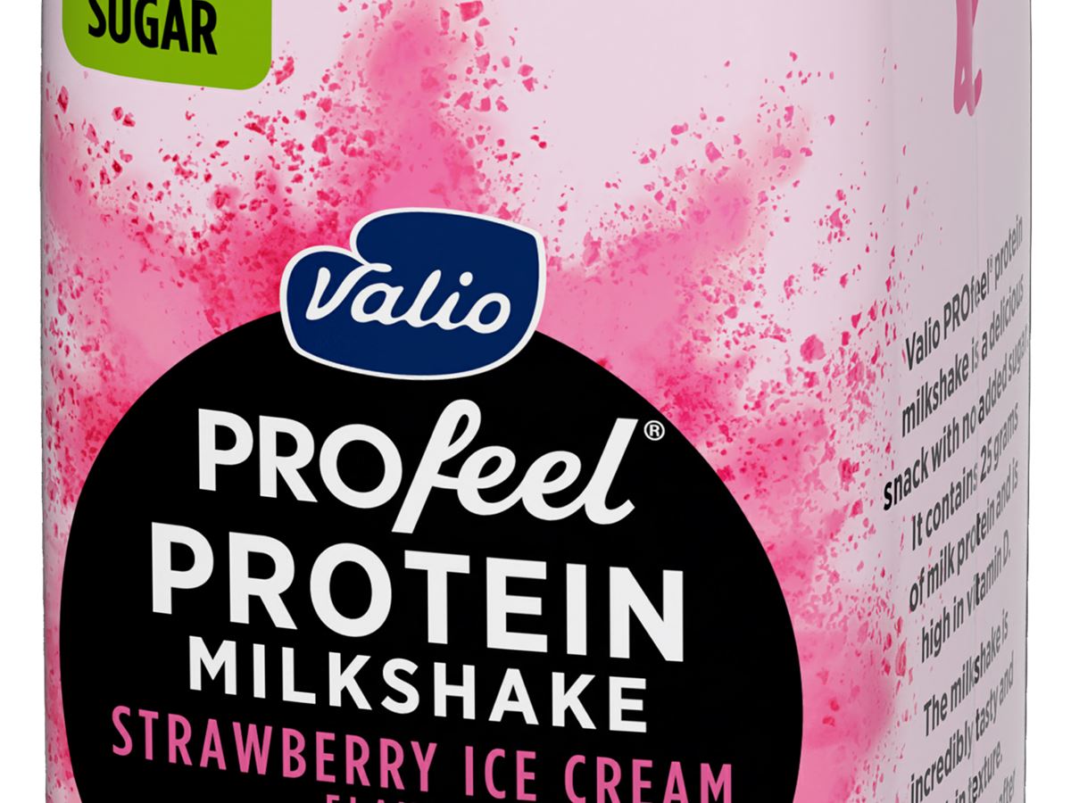 Valio PROfeel® Protein milkshake o smaku lodów truskawkowych | Valio