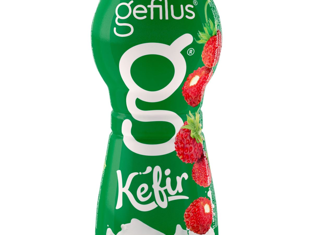 Gefilus kefīrs ar meža zemenēm, 300 g | Valio