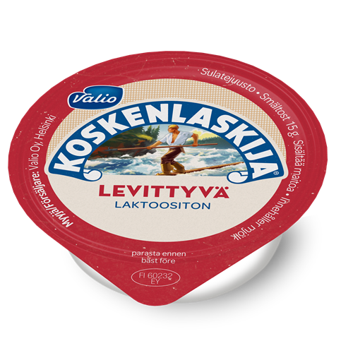 Valio Koskenlaskija® nappi sulatejuusto laktoositon - Valio
