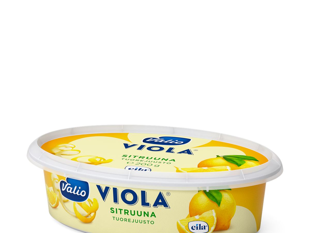 Valio Viola® sitruuna tuorejuusto laktoositon - Valio