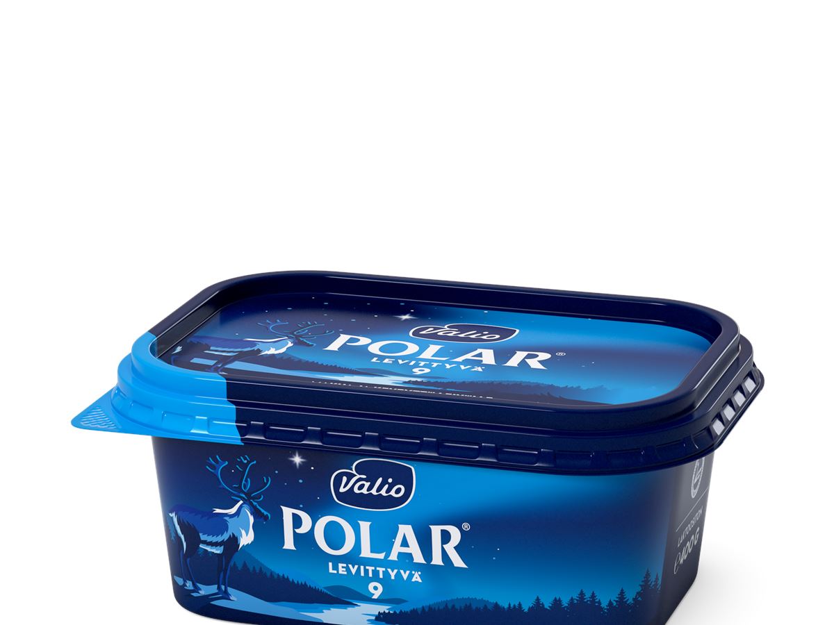 Valio Polar® Levittyvä 9 % maustamaton sulatejuusto laktoositon - Valio