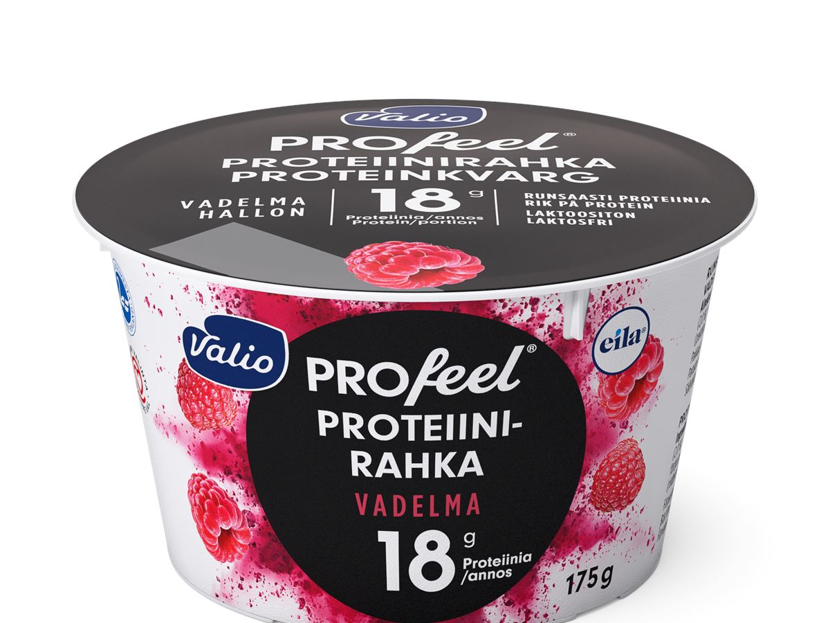 Valio PROfeel® proteiinirahka vadelma laktoositon - Valio